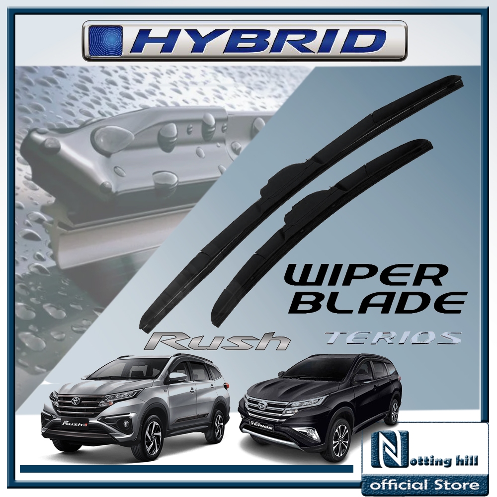 Jual WIPER BLADE HYBRID TOYOTA ALL NEW RUSH / DAIHATSU TERIOS | Shopee ...