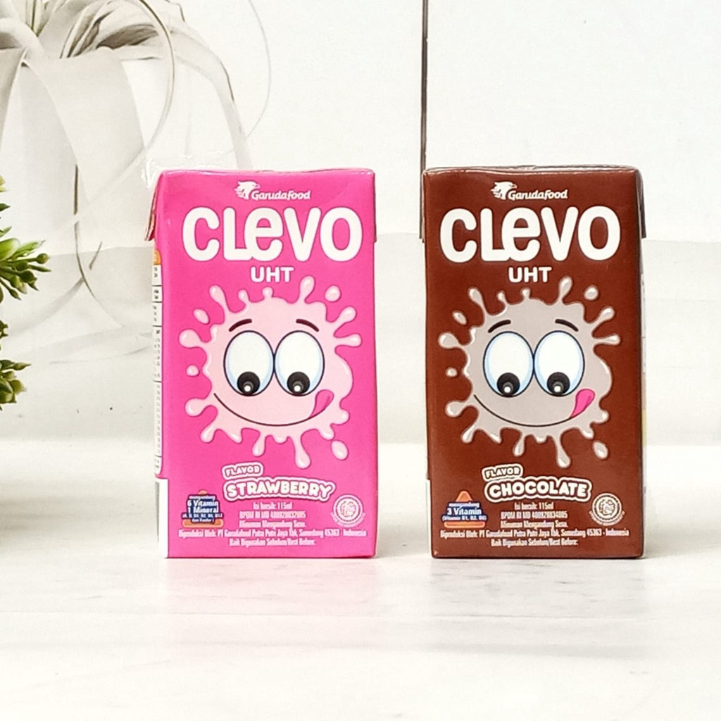 Jual SUSU CLEVO UHT RASA COKLAT STRAWBERRY MINUMAN SEHAT SUSU ANAK COKELAT STROBERI MURAH ...