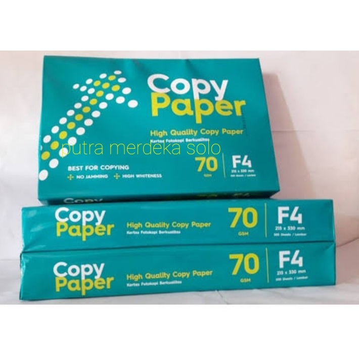 Jual KERTAS HVS COPY PAPER F4 70 GRAM | Shopee Indonesia