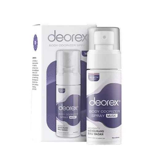Jual Deorex Body Odorizer Musk Fragrance Spray 60 Ml | Shopee Indonesia
