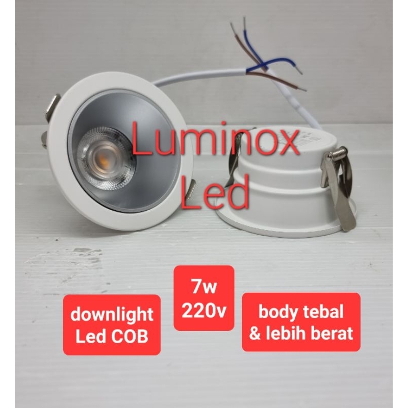 Jual downlight led cob 7watt 7w - spotlight ceiling plafon led 7 watt 7 ...