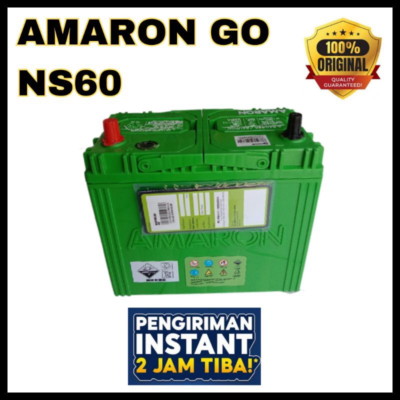 Jual AMARON GO NS60/45B24R 12V 45AH | Shopee Indonesia