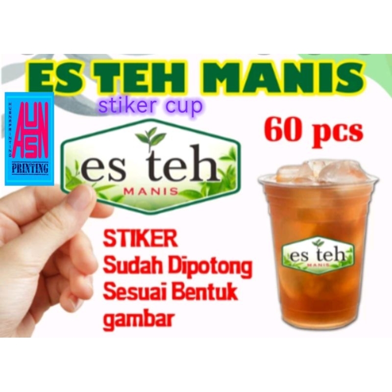 Jual Stiker Label Es Teh Manis bisa COD | Shopee Indonesia