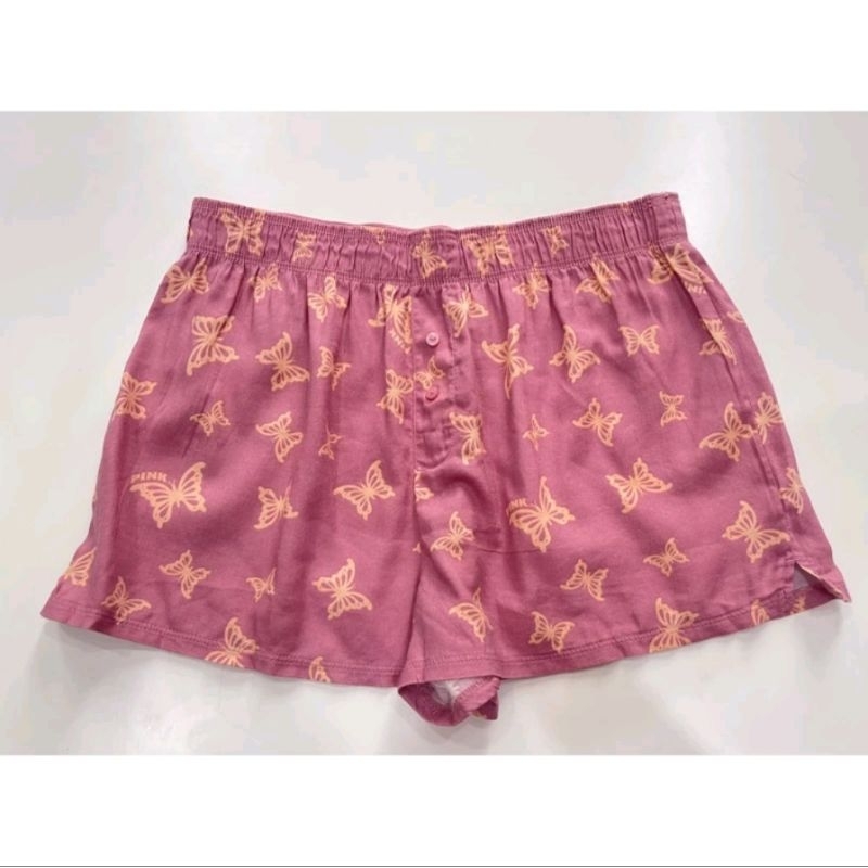 Jual Branded Original Victoria's Secret VS Short Pants Celana Tidur Pendek Pink (Sisa Export ...
