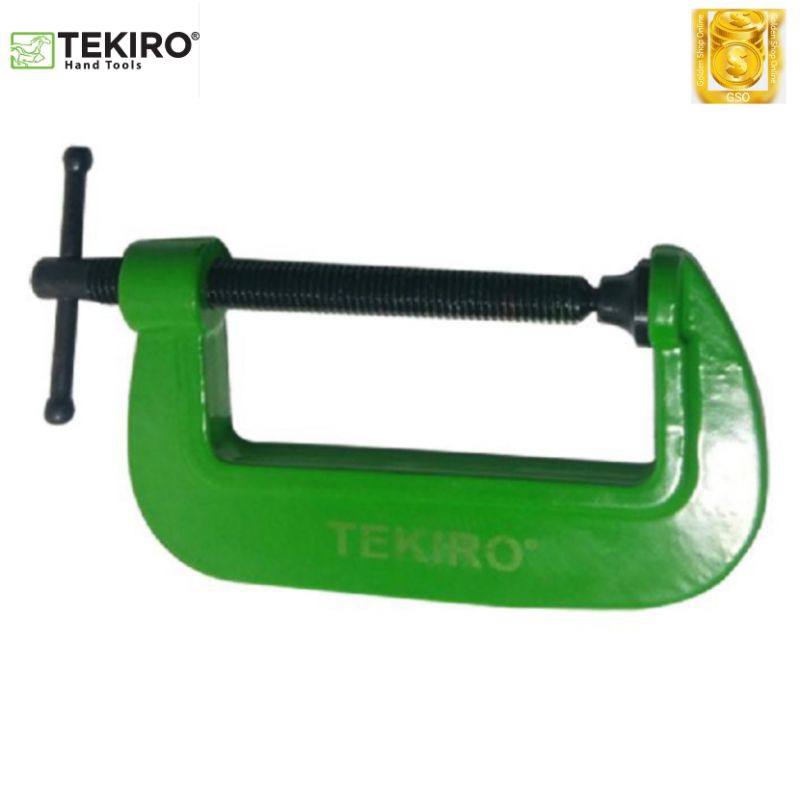 Jual TEKIRO Clamp C 4" - Penjepit C 4" | Shopee Indonesia