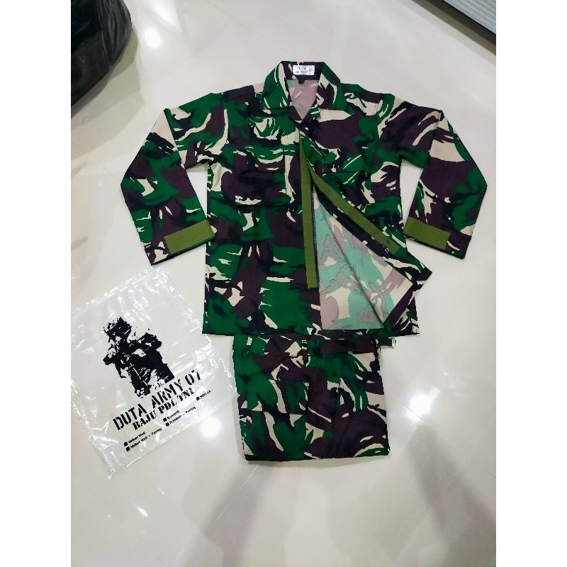 Jual seragam pdl TNI velbet woll Duta army | Shopee Indonesia