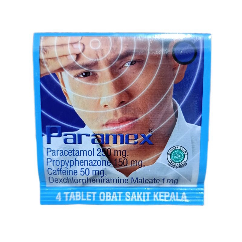 Jual PARAMEX TABLET OBAT SAKIT KEPALA | 4 Tab | Shopee Indonesia