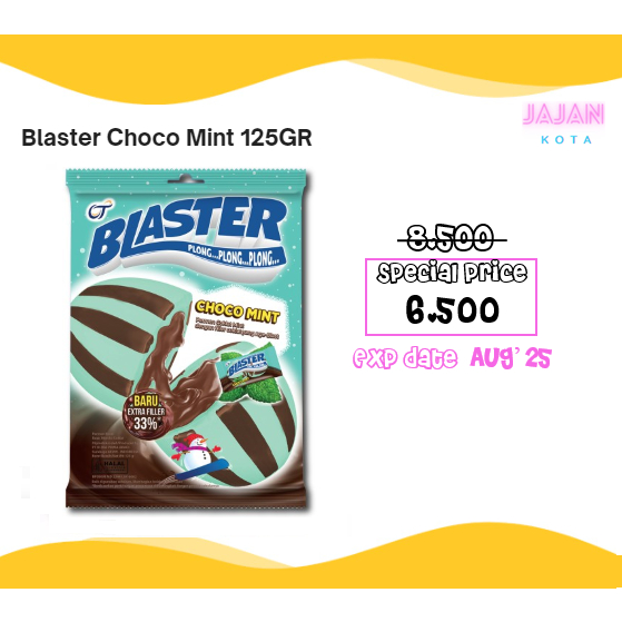 Jual Blaster Choco Mint 125 GRAM | Shopee Indonesia
