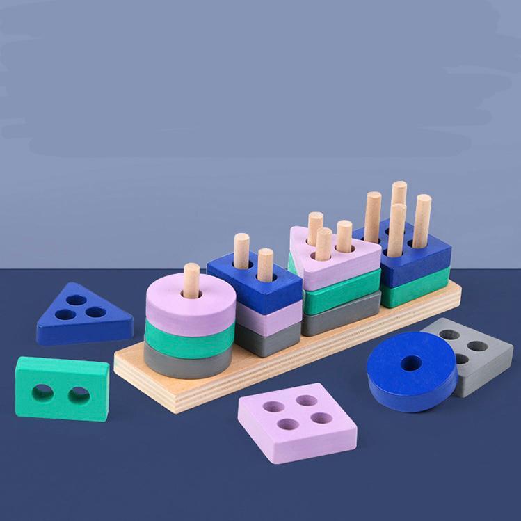 Jual [FUNNY] Mainan Susun Puzzle Bentuk Geometric Board / Mainan ...