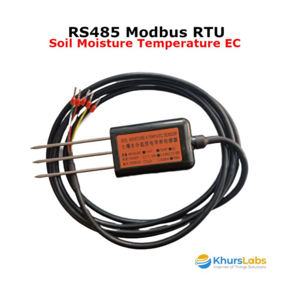 Jual RS485 Modbus Sensor Soil Moisture Temperature EC Measurement Diskon | Shopee Indonesia