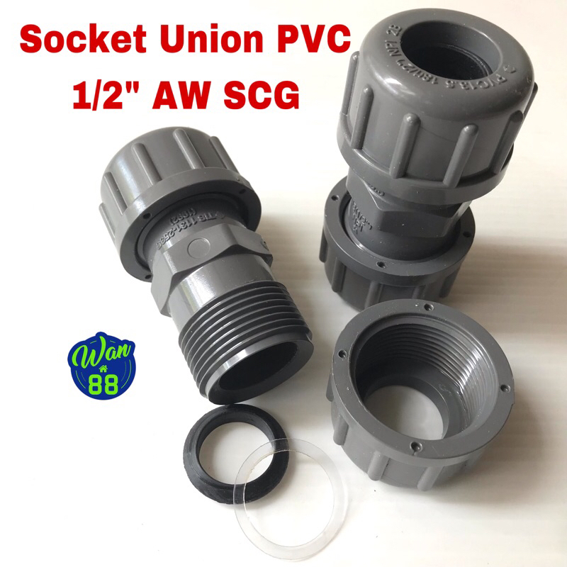 Jual Socket Union PVC 1/2” AW SCG | Shopee Indonesia