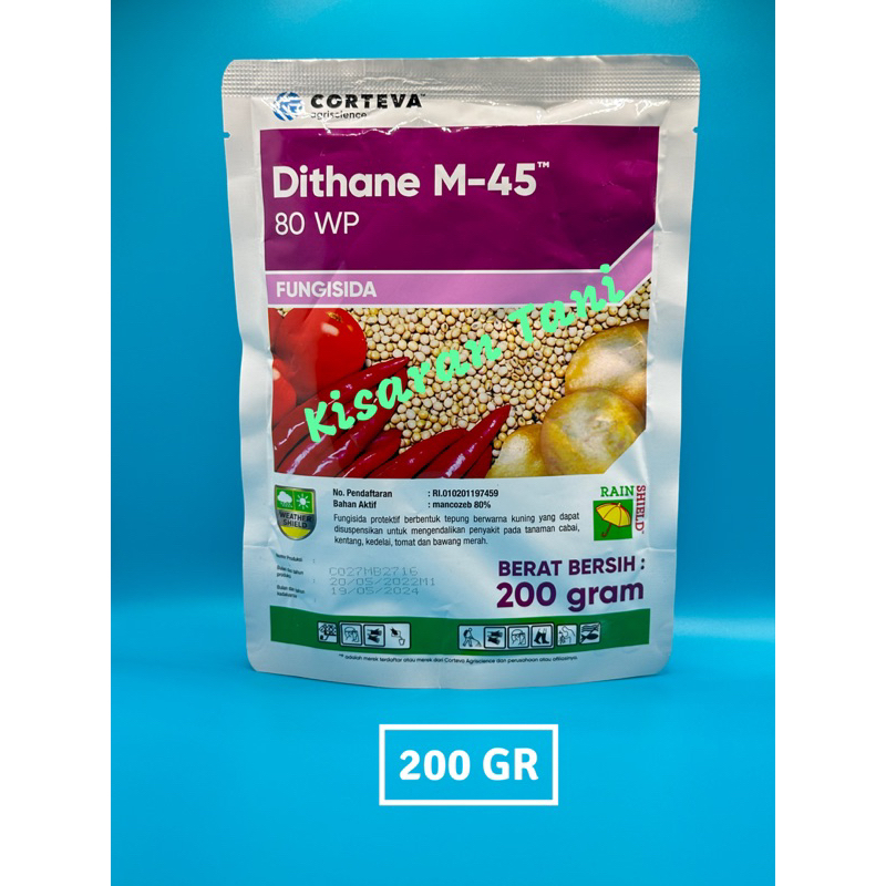 Jual Dithane M-45 80 WP 200 Gram Fungisida Obat Jamur Tanaman | Shopee ...