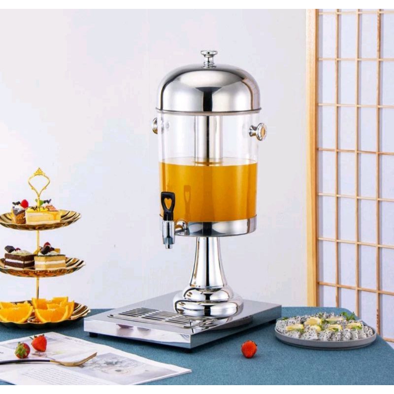 Jual Dispenser Jus prasmanan Hotel Juice Tower Tank Stainless 8 Liter ...