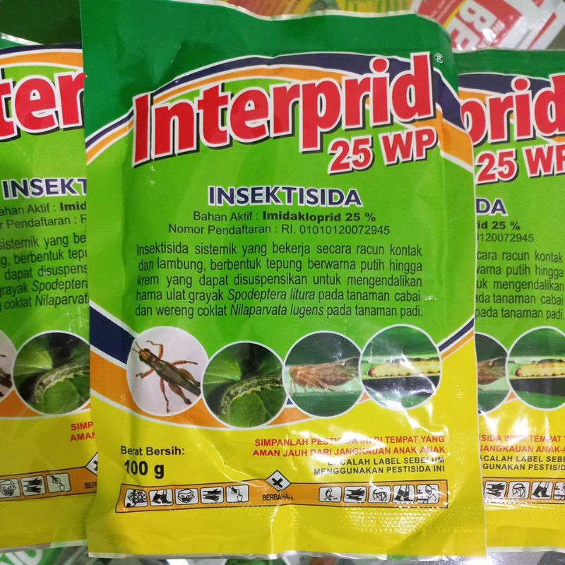 Jual Insektisida INTERPRID 25WP 100 Gram Imidakloprid | Shopee Indonesia