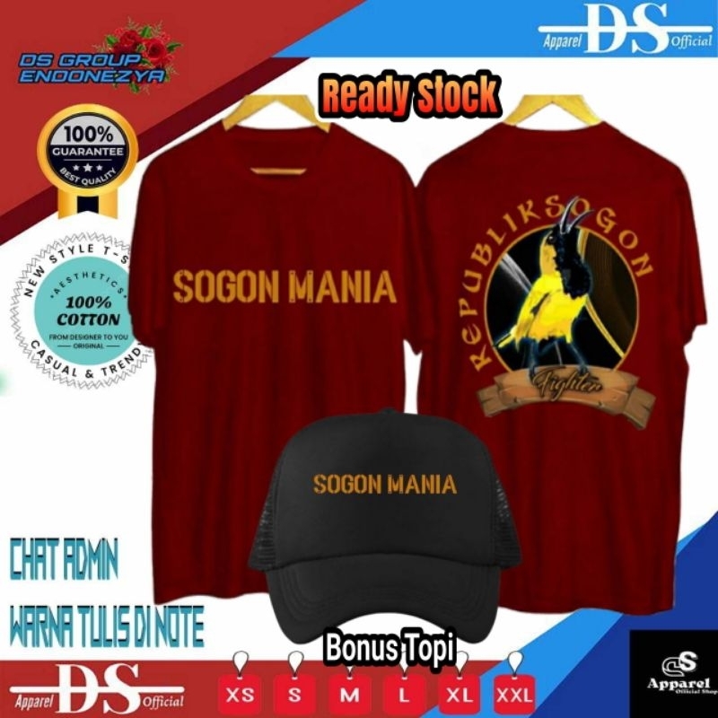 Jual KAOS SABLON SINGLE FIGHTER SF SOGON MANIA REPUBLIK SOGON BAHAN ...