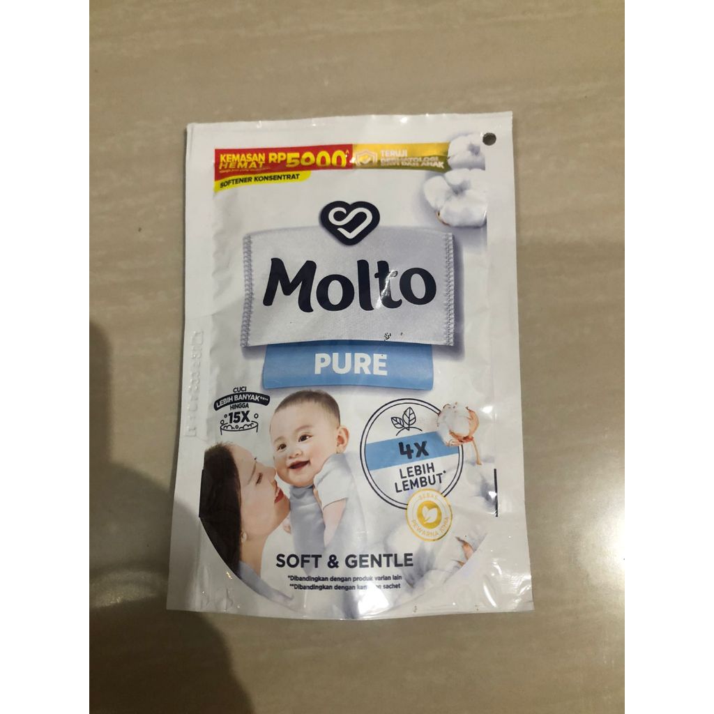 Jual MOLTO PURE SOFT & GENTLE 135ML - KEMASAN POUCH (ISI ULANG ...
