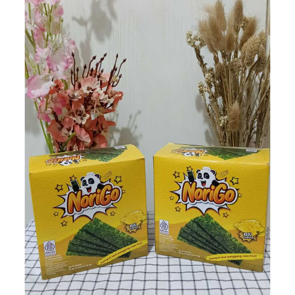 Jual Norigo Rumput Laut Sachet 3gr 1 BOX isi 12 pcs All Variant ...