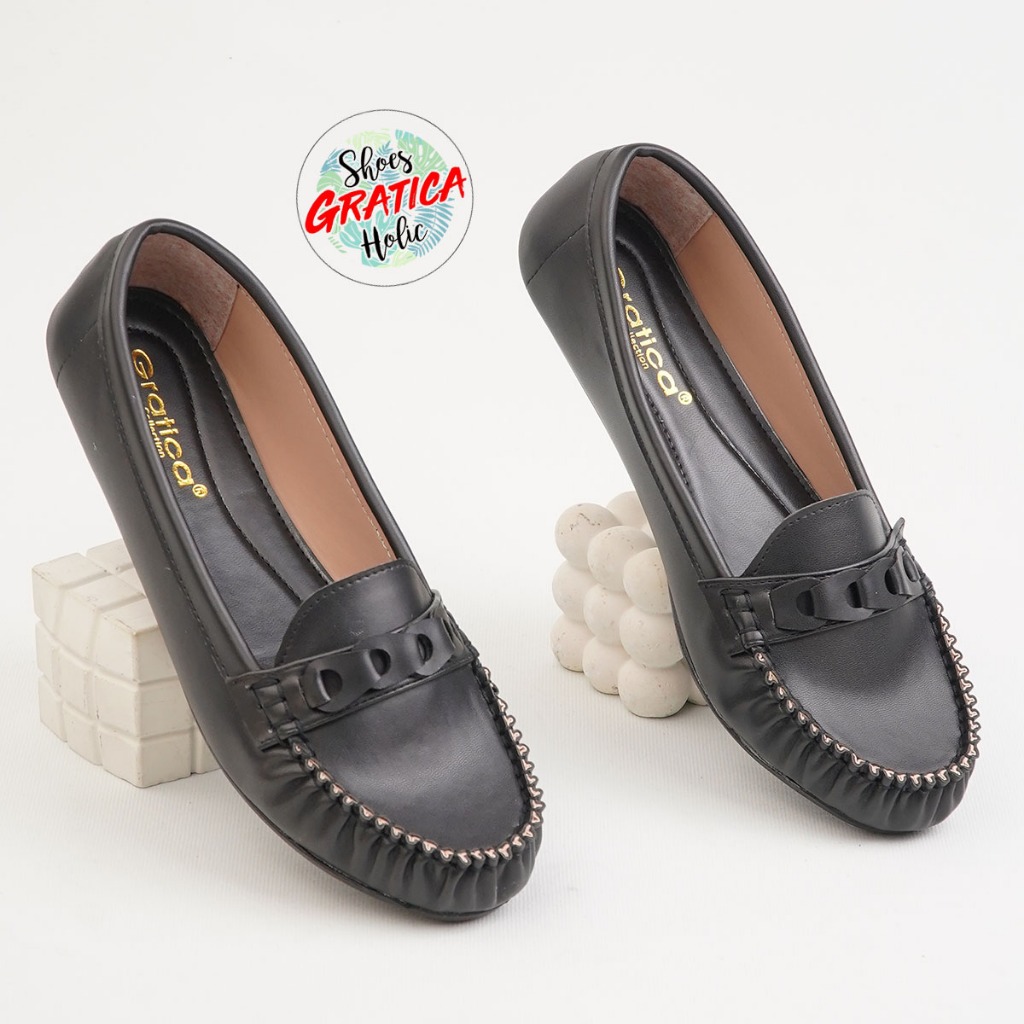 Jual Flatshoes Gratica Terbaru ( ELINA ) Sepatu Wanita Ujung Bulat ...
