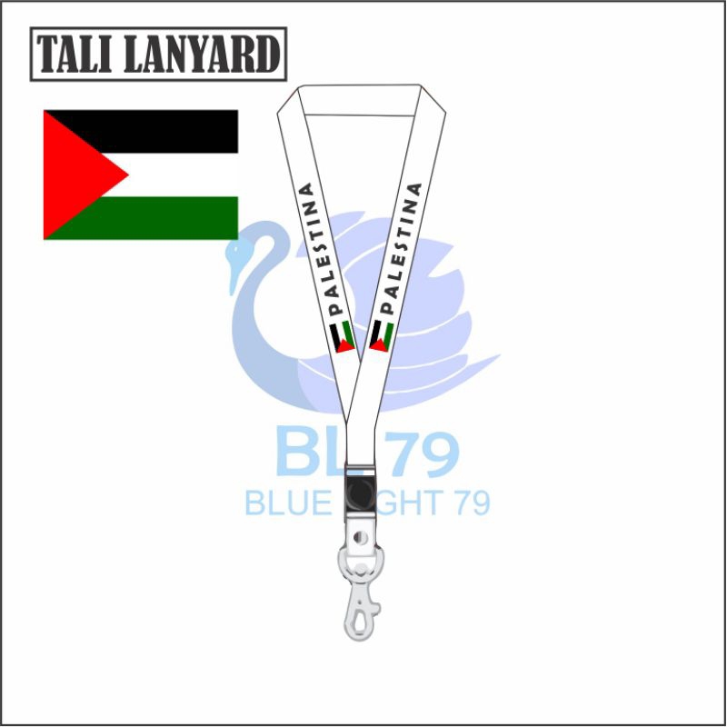 Jual TALI LANYARD PALESTINE FREE PALESTINE FLAG OF PALESTINE - TALI ID ...