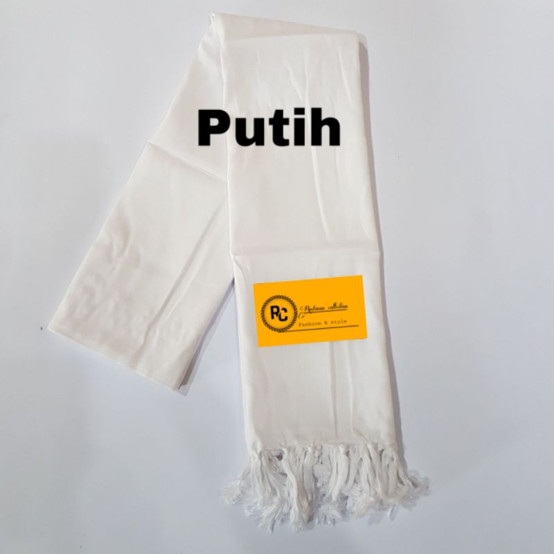 Jual Sorban Panjang Putih Polos Murah Rumbay Rayon Habib Rawis Terlaris ...
