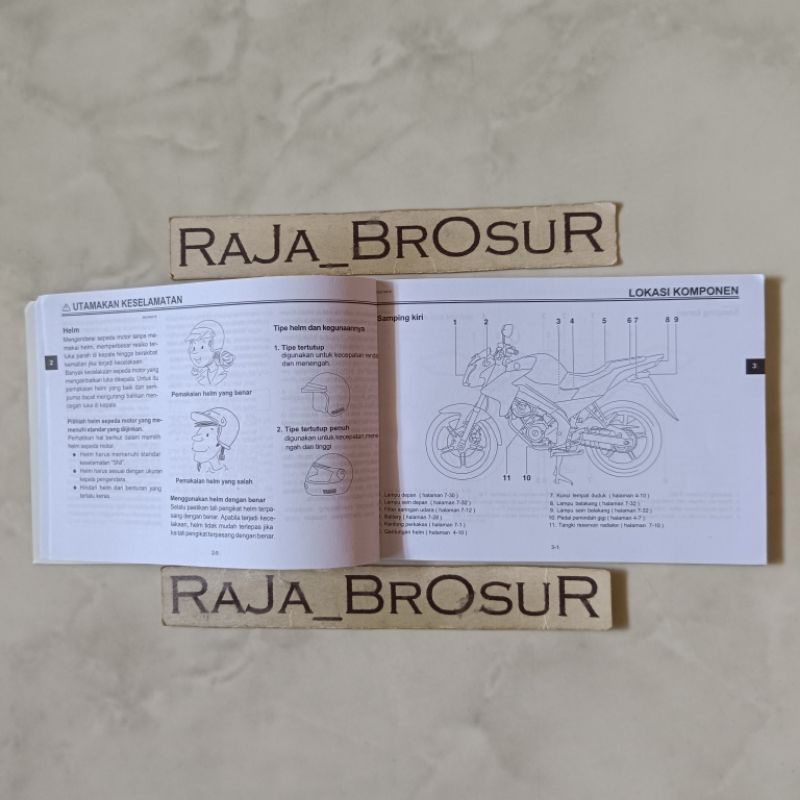 Jual Buku petunjuk pemilik/Manual book Yamaha Vixion 1PA 2013-2014 | Shopee Indonesia