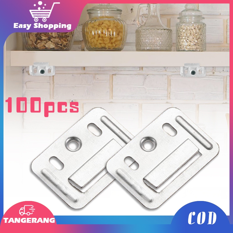 Jual 100pcs Klip WPC Wall Panel Stainless Steel Clip Wall Panel Clip ...