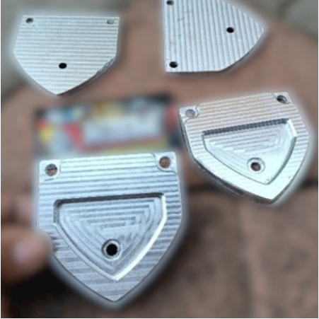 Jual Cover Kips CNC Ninja Warna Silver Tutup Super Kips CNC Kawasaki ...