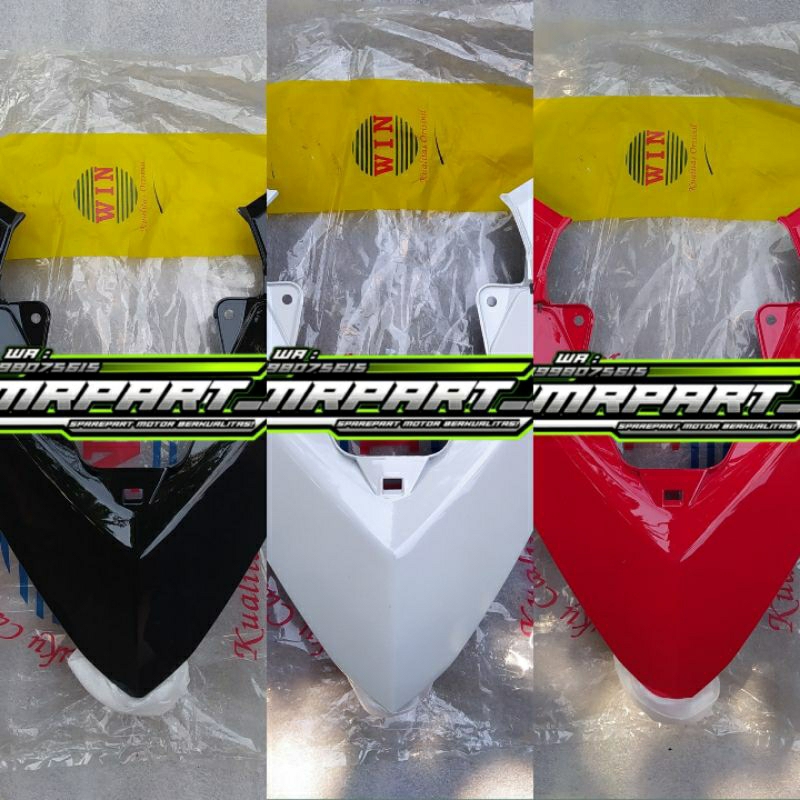 Jual WIN-Panel Tameng Besar Dada Depan Vario 150-125 LED Hitam Putih ...