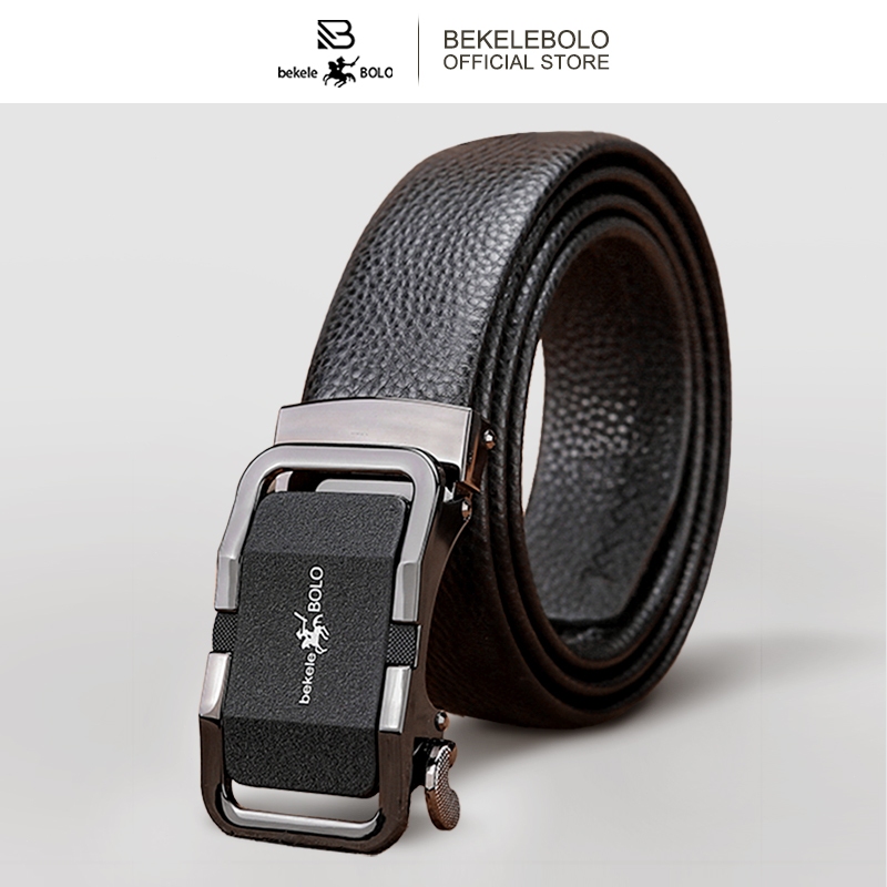 Jual BekeleBOLO 001 Sabuk pria gaya fashion, sabuk kulit sapi asli ...