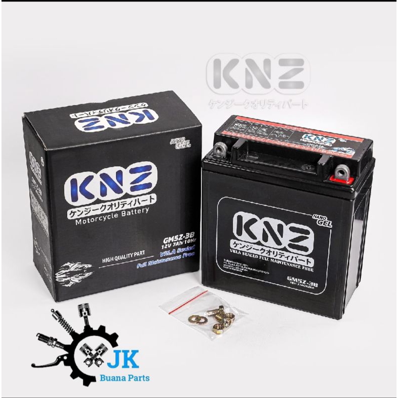 Jual AKI KERING KNZ GM5Z NANO GEL GRAND MIO SPORTY KNZ | Shopee Indonesia