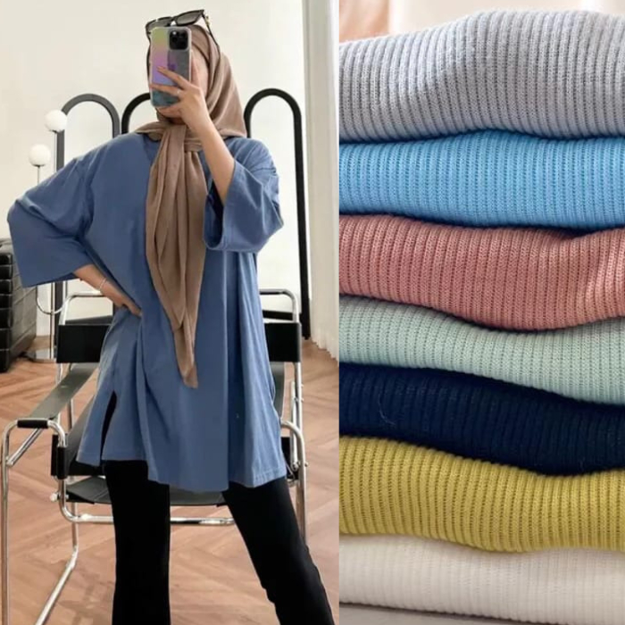 Jual BYE LOVELY - KAOS KNIT OVERSIZE LD 130 JUMBO / KAOS OVERSIZE ...