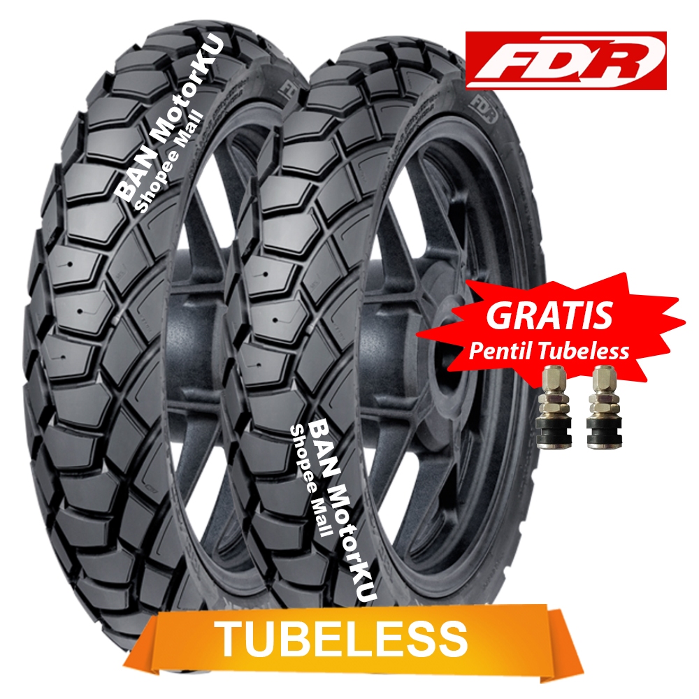 Jual Paket FDR Hover Ukuran [ 80/90-14 & 90/90-14 ] Ban Motor Tubeless ...