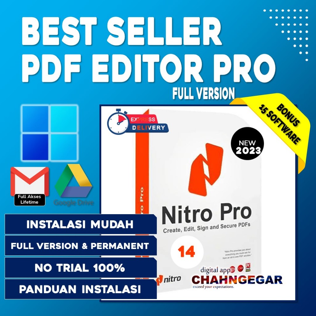 Jual NITRO PDF Pro 14 Lisensi Enterprice Lifetime Full Version Aplikasi Foxit PDF Editor Dokumen ...