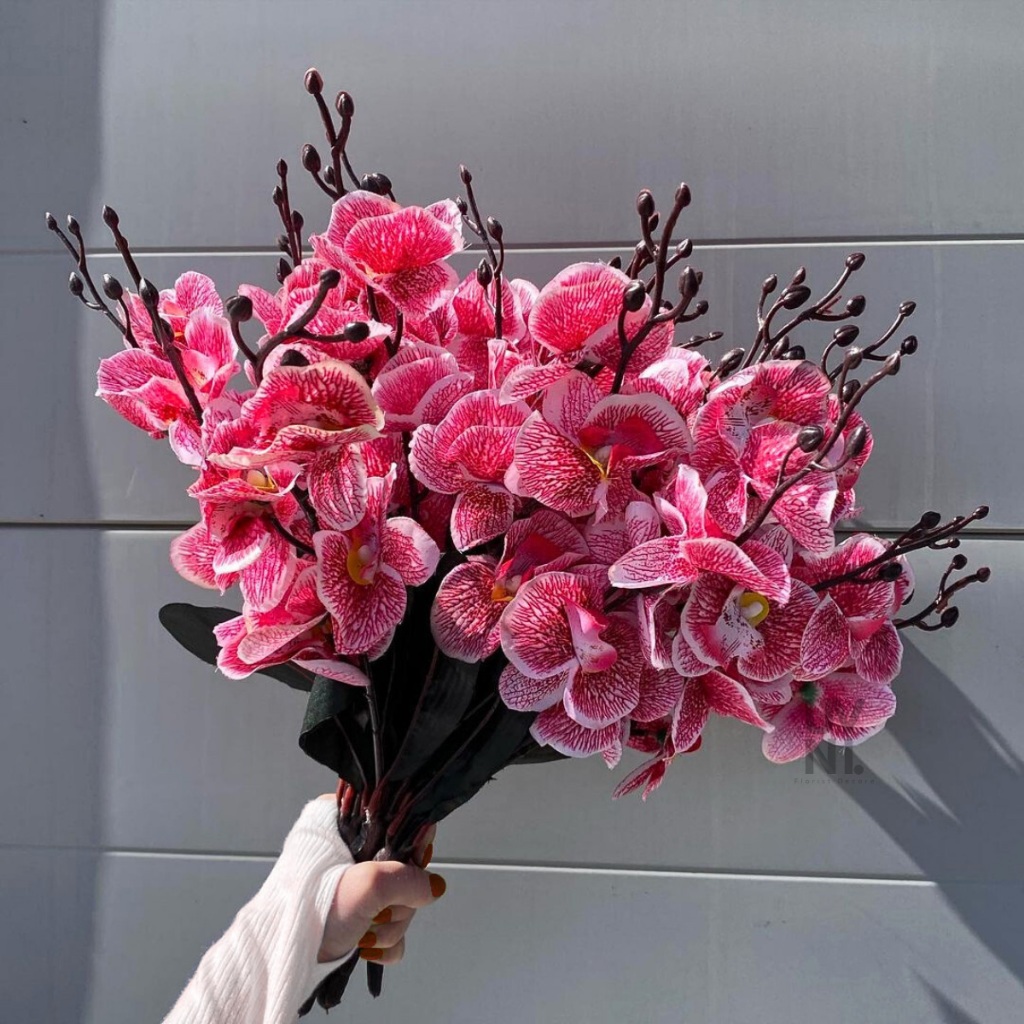 Jual BUKET BUNGA ANGGREK LOREK ARTIFICIAL DEKORASI RUANG TAMU | Shopee ...