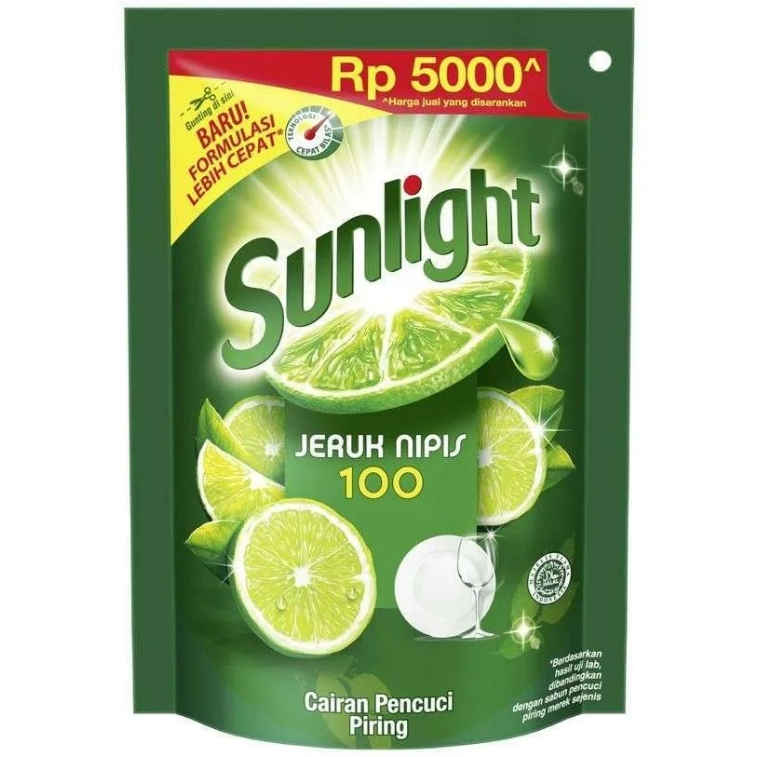 Jual SUNLIGHT SABUN CUCI PIRING CAIR 210ml JERUK NIPIS SIWAK LIMAU REFILL POUCH PERLENGKAPAN ...