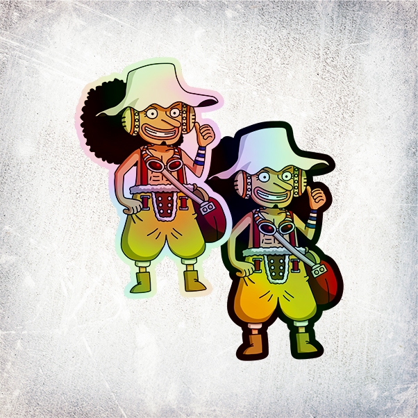 Jual STICKER HOLOGRAM ANIME CHIBI USOPP ONE PIECE | Shopee Indonesia