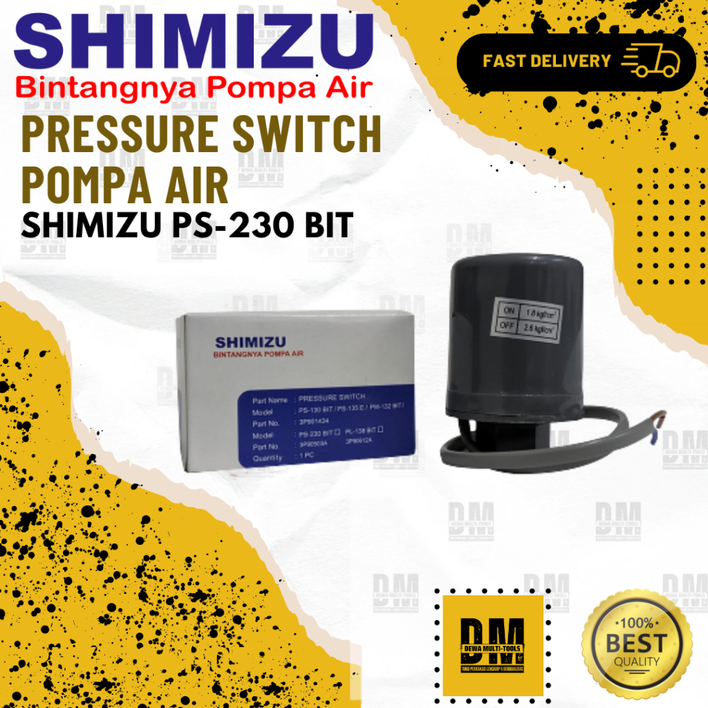 Jual Pressure Switch Otomatis Pompa Air SHIMIZU PS-230 Bit ORIGINAL ...