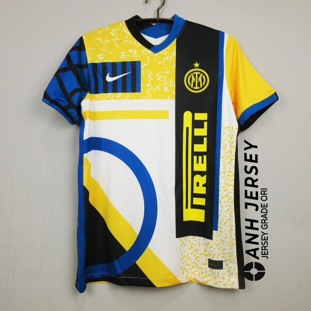 Jual (JERSEY) BAJU BOLA SEPAK BOLA (INTER) 4TH SPECIAL EDITION KUNING ...