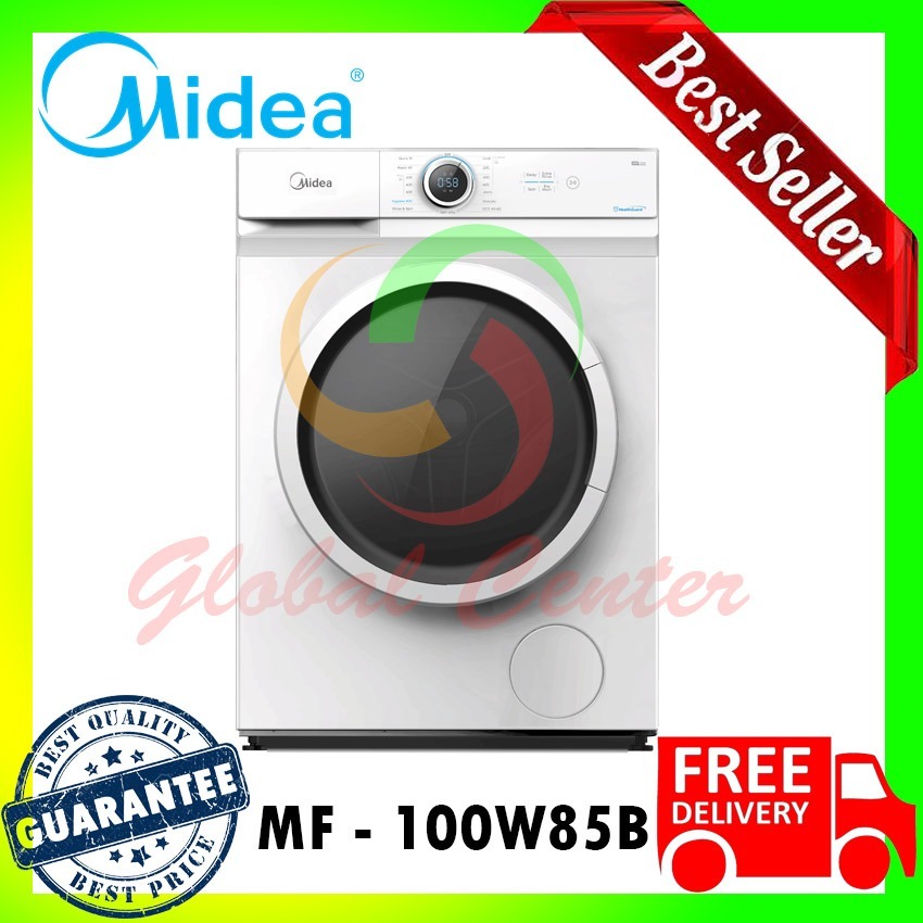 Jual MIDEA Mesin Cuci Front Load - Kapasitas 8.5 Kg MF-100W85 - GARANSI RESMI | Shopee Indonesia