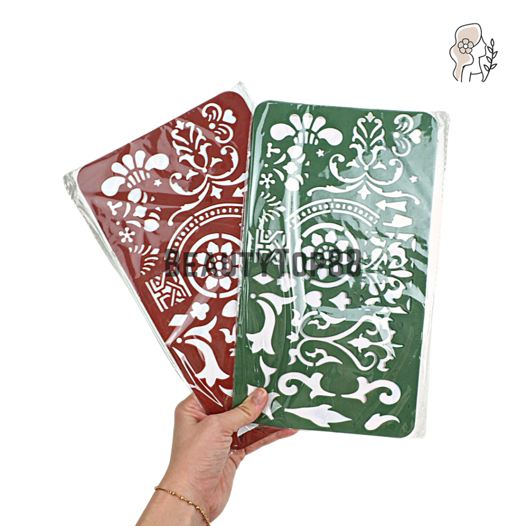 Jual Garisan Motif Batik / Penggaris Jiplak Pola Batik / Fancy Ruler ...