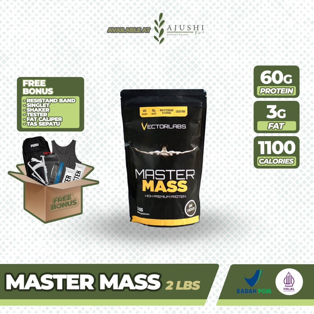 Jual Vectorlabs Master Mass 2 lbs / Vector Labs Susu Weight Gainer Murah 2lbs 2lb 2 lb BPOM ...