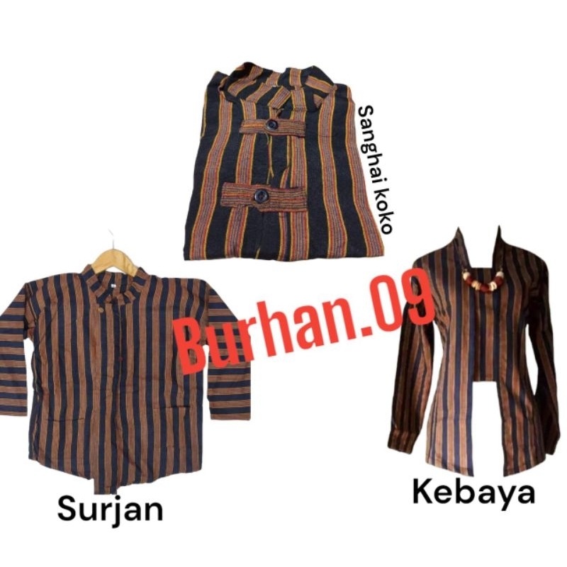 Jual SURJAN LURIK ANAK-DEWASA//BAJU TRADISIONAL ANAK//KEBAYA LURIK | Shopee Indonesia