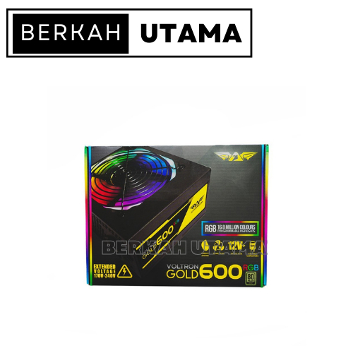 Jual POWER SUPPLY ARMAGGEDDON VOLTRON GOLD 600 WATT 80+ RGB 600W | Shopee Indonesia
