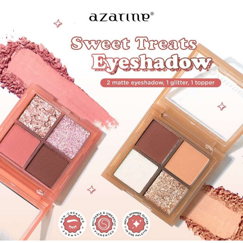Jual AZARINE SWEET TREATS EYESHADOW | Shopee Indonesia