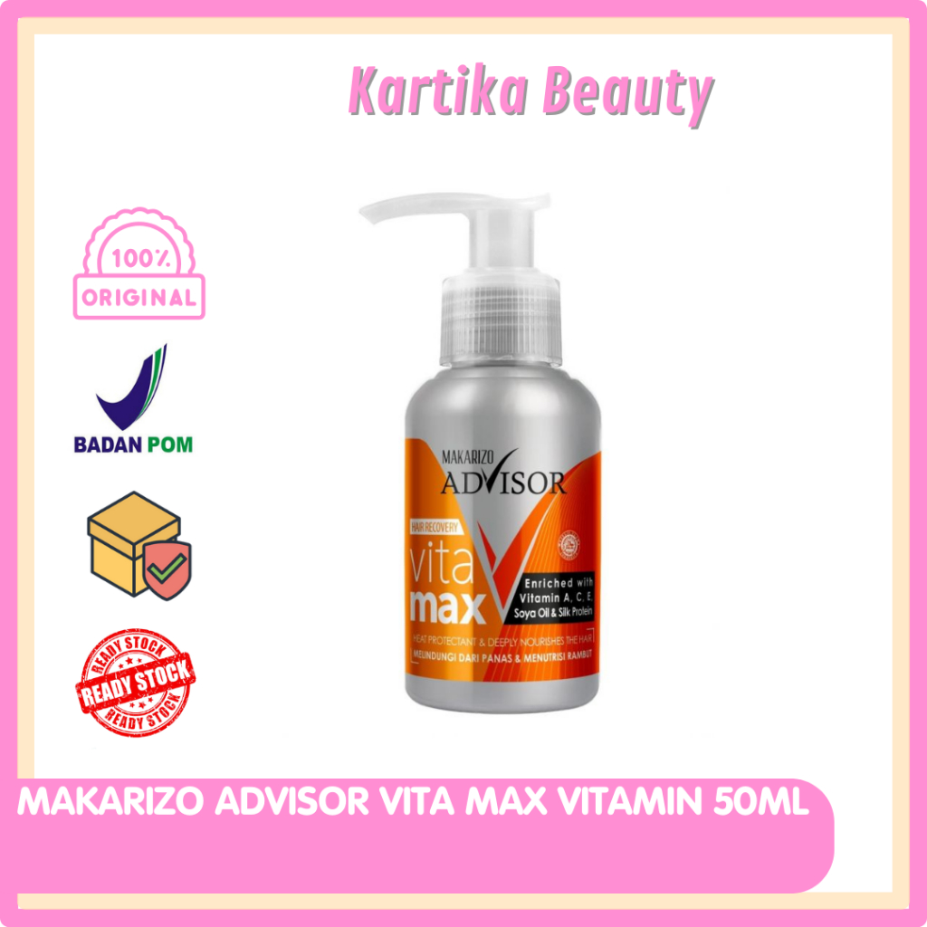 Jual MAKARIZO ADVISOR HAIR RECOVERY VITAMAX 50 ML VITA MAX MAKARIJO ...