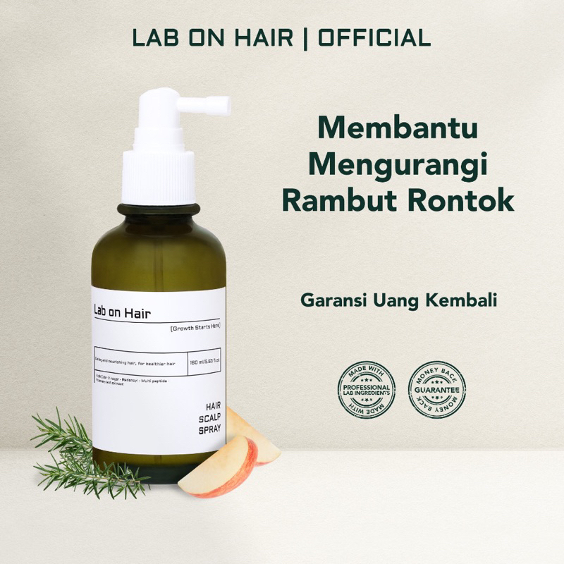 Jual Lab On Hair / Hair Scalp Spray / Hair Tonic | Shopee Indonesia