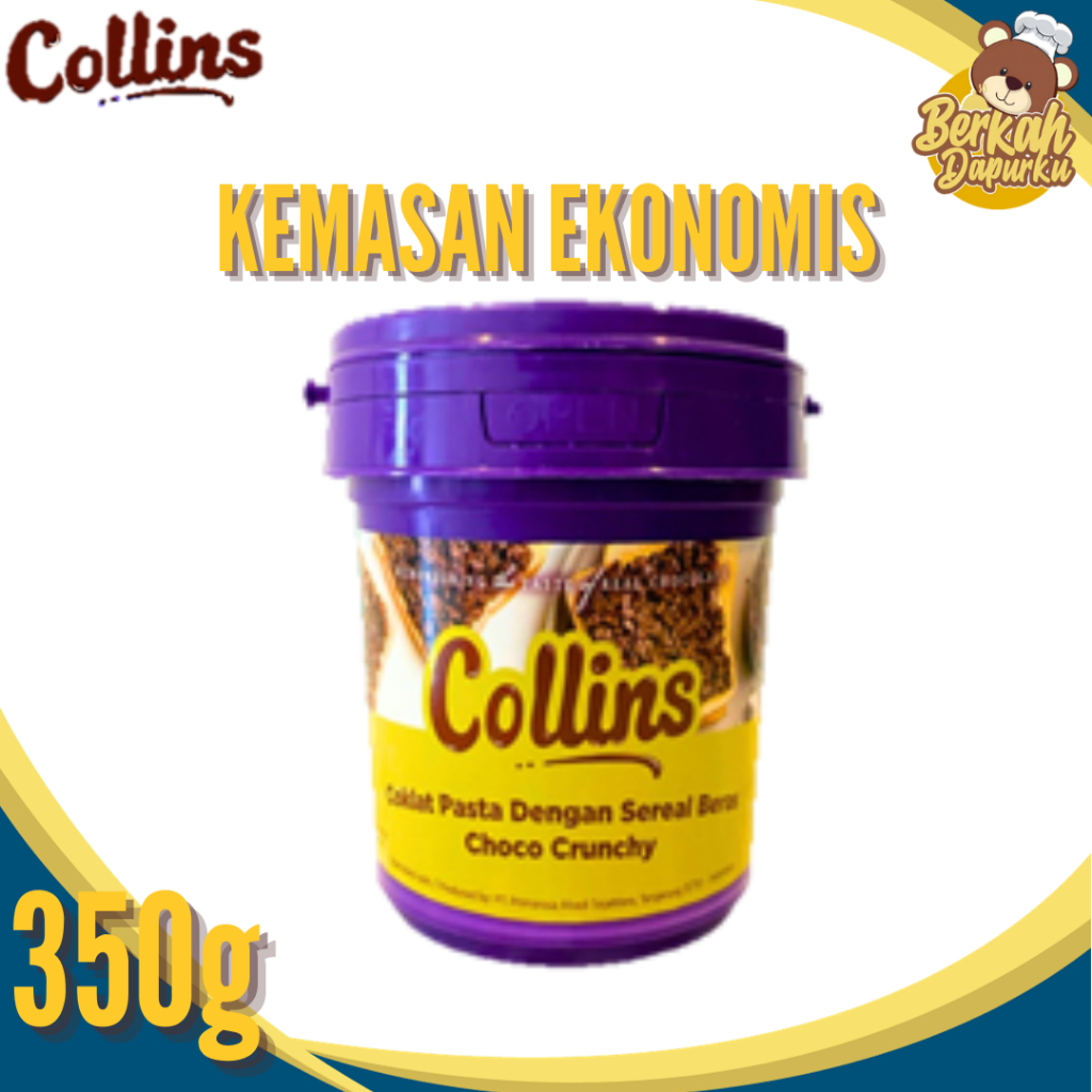 Jual BOGOR - COLLINS CRUNCHY 350gr - SELAI COKLAT VIRAL | Shopee Indonesia