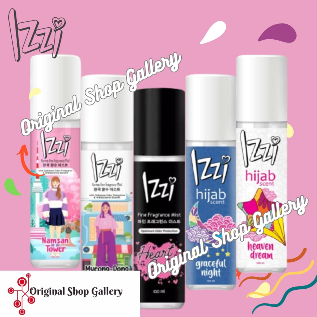Jual Izzi Cologne Hijab Scent 100ml Graceful Night Heaven Dream Parfum ...