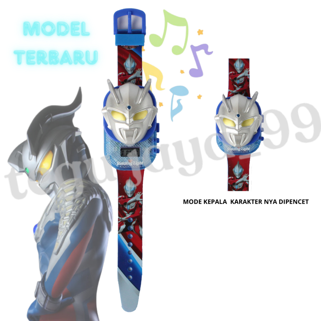 Jual JAM TANGAN FASHION ANAK LAKI LAKI LAMPU DAN MELODY KARAKTER ...