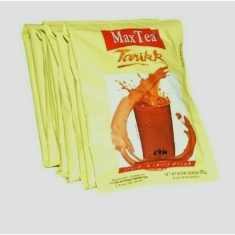 Jual Max Tea Teh Tarik renceng sachet | Shopee Indonesia